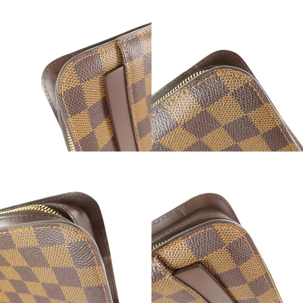 Louis Vuitton | Bags | Louis Vuitton Saint Damier Ebene Brown Shoulder ...